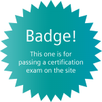 Test Badge - CAD Certification by Siemens